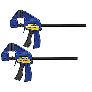 IRWINQUICK-GRIPOne-Handed Mini Bar Clamp 2 Pack, 6", 1964743