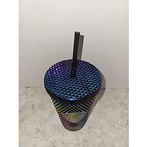 Starbucks Halloween 2023 Oil Slick Rainbow Iridescent Venti Tumbler 16oz
