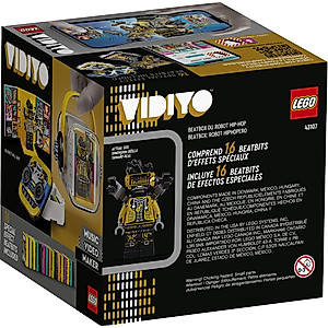 LEGO VIDIYO Hiphop Robot Beatbox 43107 Building Kit with Minifigure; Creative Kids Will Love Producing Music Videos Full of Songs, Dance Moves and Special Effects, New 2021 (73 Pieces)