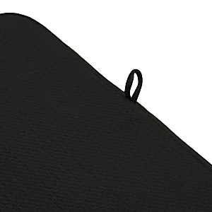Norpro 18 by 16-Inch Microfiber Dish Drying Mat, Black