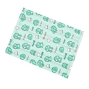 Dog Cooling Mat Pressure Activated Pet Cooling Mat Summer Cooling Pad for Dogs Cats Non-Toxic Self Cooling Gel Mat for Kennels, Floors, Crates and Beds, No Water or Electricity Needed (C,S)
