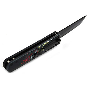 Snake Eye Tactical Every Day Carry Fantasy Design Folding Knife|Outdoor Survival Pocket Knife | Small one- Hand Knife Made of Stainless Steel Blade (SA)