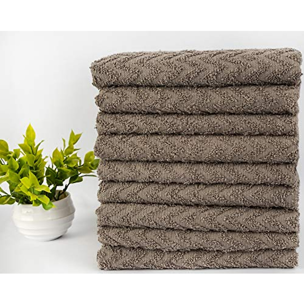 Bliss Casa Kitchen Towels and Dish Cloth Set (12 Pack, 15 x 25 Inch) – 100% Cotton Dish Towels for Kitchen Soft and Highly Absorbent – Tea Towels and Bar Towels for Daily Use