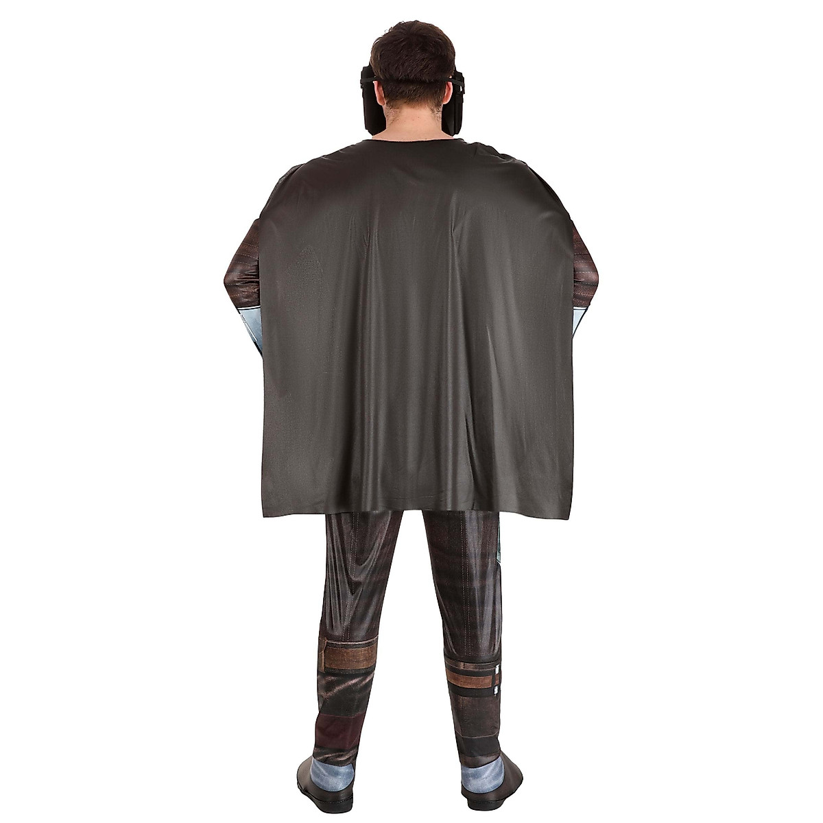 Jazwares STAR WARS Deluxe Adult Mandalorian Costume, Mens Halloween Costume - Officially Licensed 2X