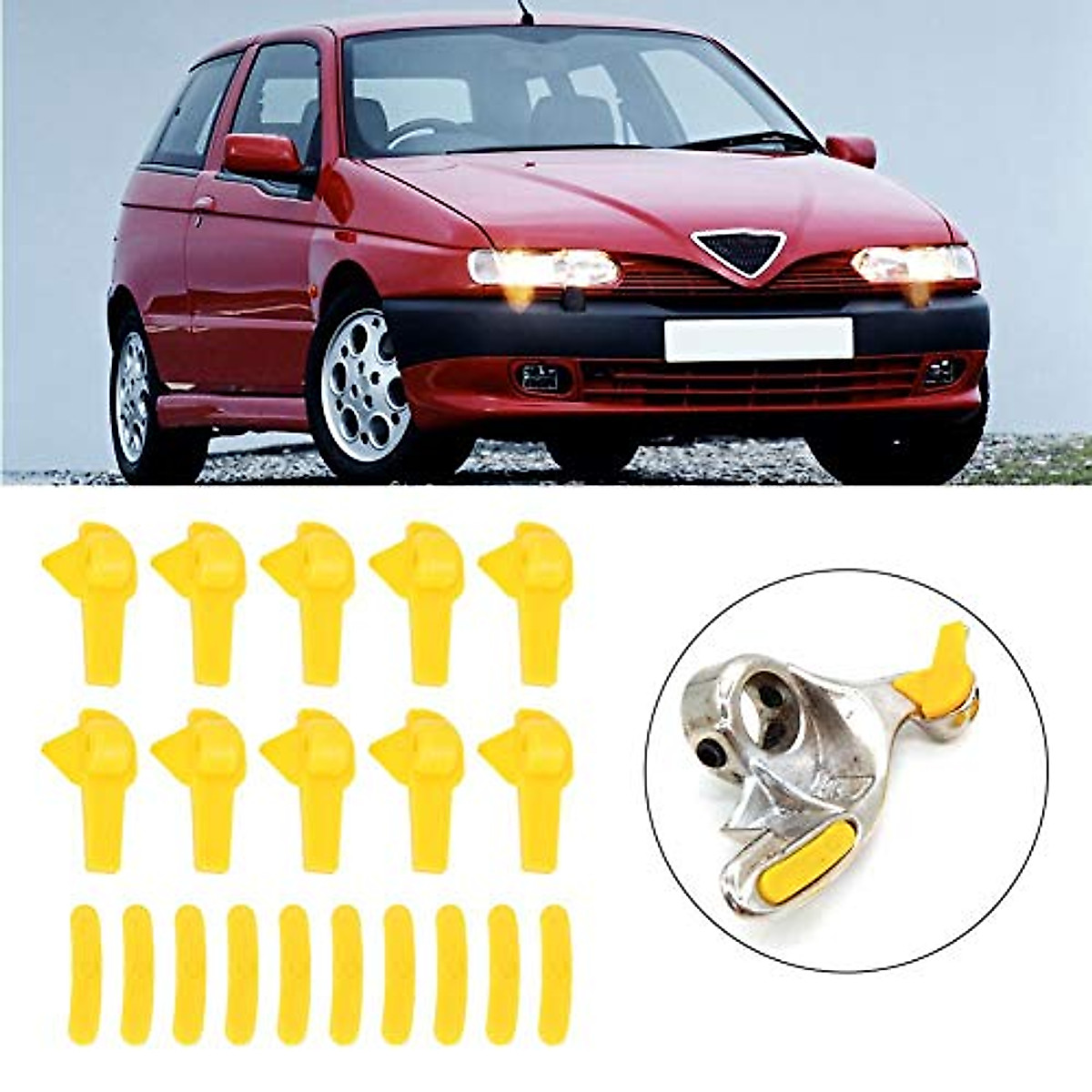 Tire Demount Head, 20pcs Tire Changer Bead Breaker Tyre Changer Mount Demount Head Duck Insert Rim Protector Tire Machine Accessories