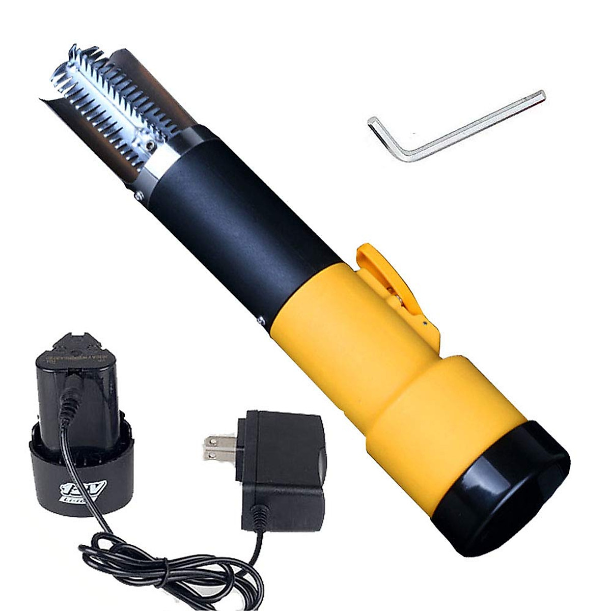 Speder Electric Fish Scaler Fish Scale Remover Scraper Cleaner Cordless Portable Waterproof Tool Built with Powerful Motor and Replaceable Rechargeable Battery for Fish