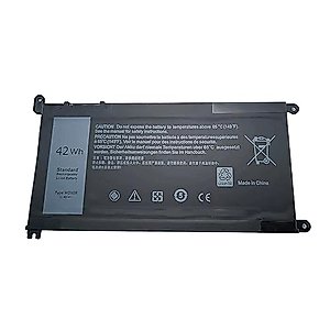 42WH WDXOR Replacement Laptop Battery for Dell Inspiron 13 15 5000 7000 Series 5368 5378 5379 7378 5565 5567 5568 7579 17 5765 5767 5770 3490 3590 3340 3400 3390 3500 3190 WDX0R P69G 3CRH3 11.4V