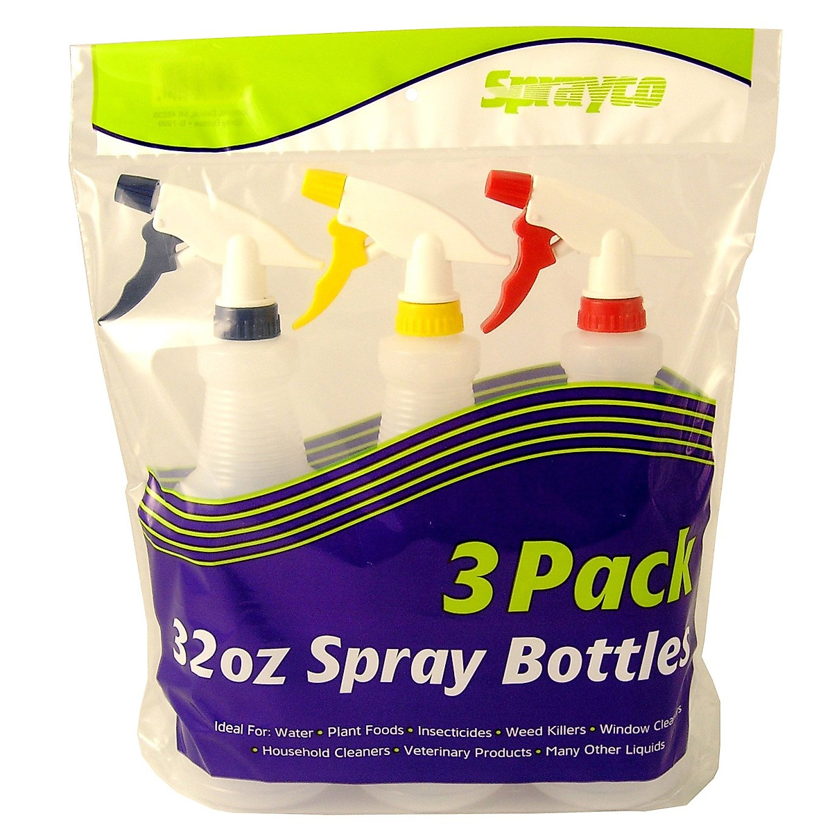 Sprayco 801617 3 Count Spray Bottles, 32 oz