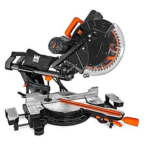 WEN 15-Amp 12-Inch Dual-Bevel Sliding Compound Miter Saw with Laser (MM1213)