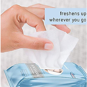 WipeEssentials Facial Cleansing Wipes with Vitamin E and Botanical Extracts - 360 wipes - 12 Packs of 30ct, Gifts for Women Travel Essentials