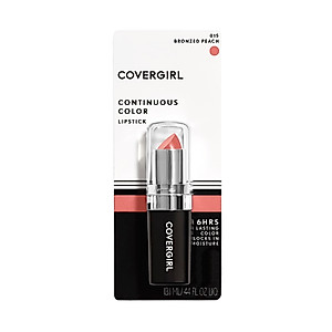 COVERGIRL Continuous Color Lipstick Bronzed Peach 015.13 Ounce (packaging may vary)