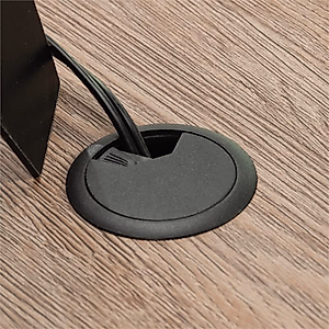 Sauder Rollingwood Engineered Wood Pedestal Desk in Brushed Oak