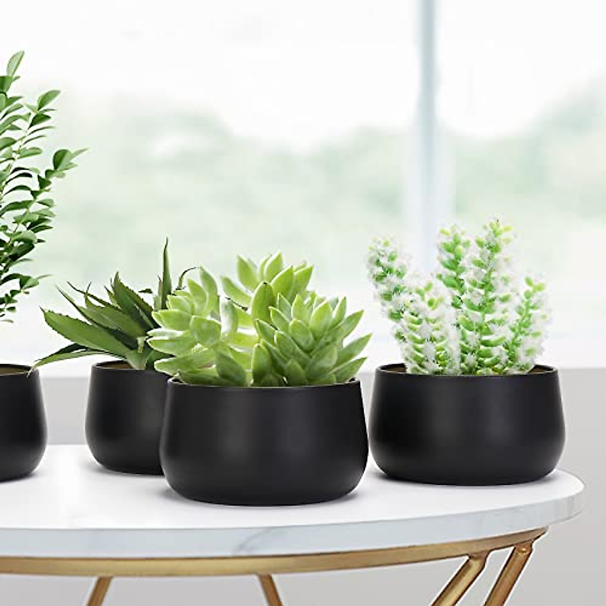 Beyoung Candle Tin Cans 24 Pieces, 8 oz Round Metal Candle Jars with Lids, Ideal for Candles Making/Arts & Crafts/Storage Gifts,Black