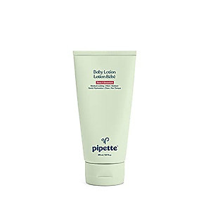 Pipette Baby Lotion - New & Improved Formula, Hydration & Natural Moisture of Baby's Delicate Skin, Renewable Plant-Derived Squalane, Rose + Geranium Aroma, 5.7 fl oz