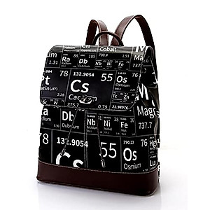 VBFOFBV Travel Backpack, Laptop Backpack for Women Men, Fashion Backpack, Blackboard Periodic Table of Chemical Elements