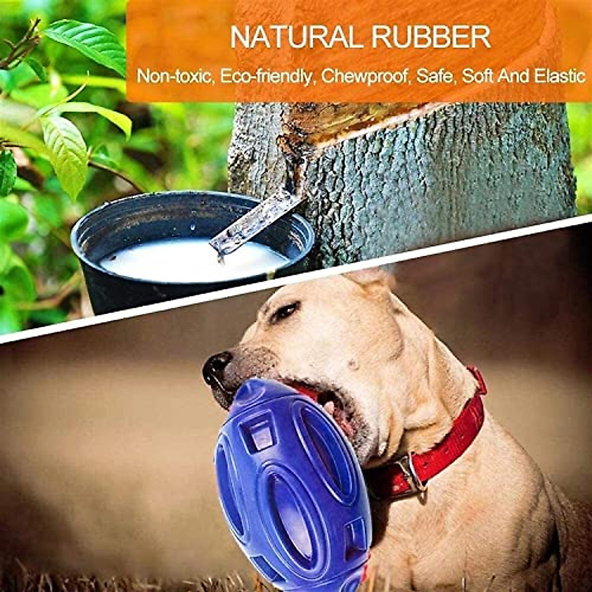 WAPYPAW Dog Fetch Toy - Fetch Toys for moderately Aggressive chewers Durable & Tough Squeaky Dog Toys Dog Teething Toys Large & Medium Dogs Breed