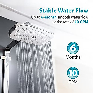 AQUACREST AP431 AP430SS Whole House Scale Inhibitor Inline Water System, Water Heater Softener System, Prevent Scale Build Up On Hot Water Heaters, Water Pipes and Boilers