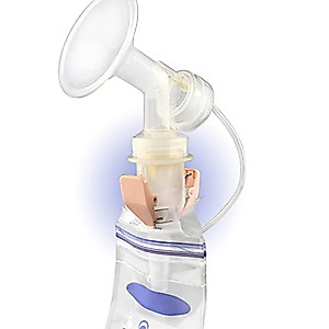Maymom Narrow Neck Breastmilk Storage Bag Adapters Compatible with Medela Pumps (Selected), Selected Ameda Pumps to be Compatible with Lansinoh and Nuk Breastmilk Storage Bags