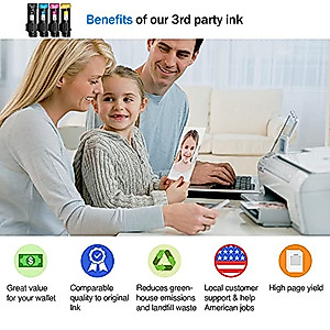 Cartlee Compatible Toner Cartridges Replacement for Dell H825 Toner H625cdw S2825 MFP H625CDW S2825CDN H625 CDW H825cdw Smart Color Printer Ink (1 Black, 1 Cyan, 1 Magenta, 1 Yellow)