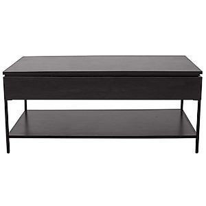 Amazon Brand - Ravenna Home Heights Wood Lift Top Storage Coffee Table, Rectangular, Espresso, 23.6"D x 43.3"W x 16.5"H