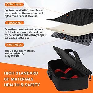 JINXOLET discreet lockable storage toy bag box organizer container