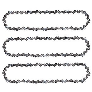 Hayskill 10 inch Chainsaw Saw Chain for Craftsman Poulan Remington Pole Chainsaw Parts 40 Dirve Links .050" Gauge 3/8" LP 3Pack