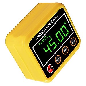 eOUTIL Magnetic Digital Angle Finder Protractor Inclinometer - Cube Digital Level Angle Gauge with Magnetic Base and Backlight - Precision Level Box for Woodworking, Construction, Machinery, Masonry