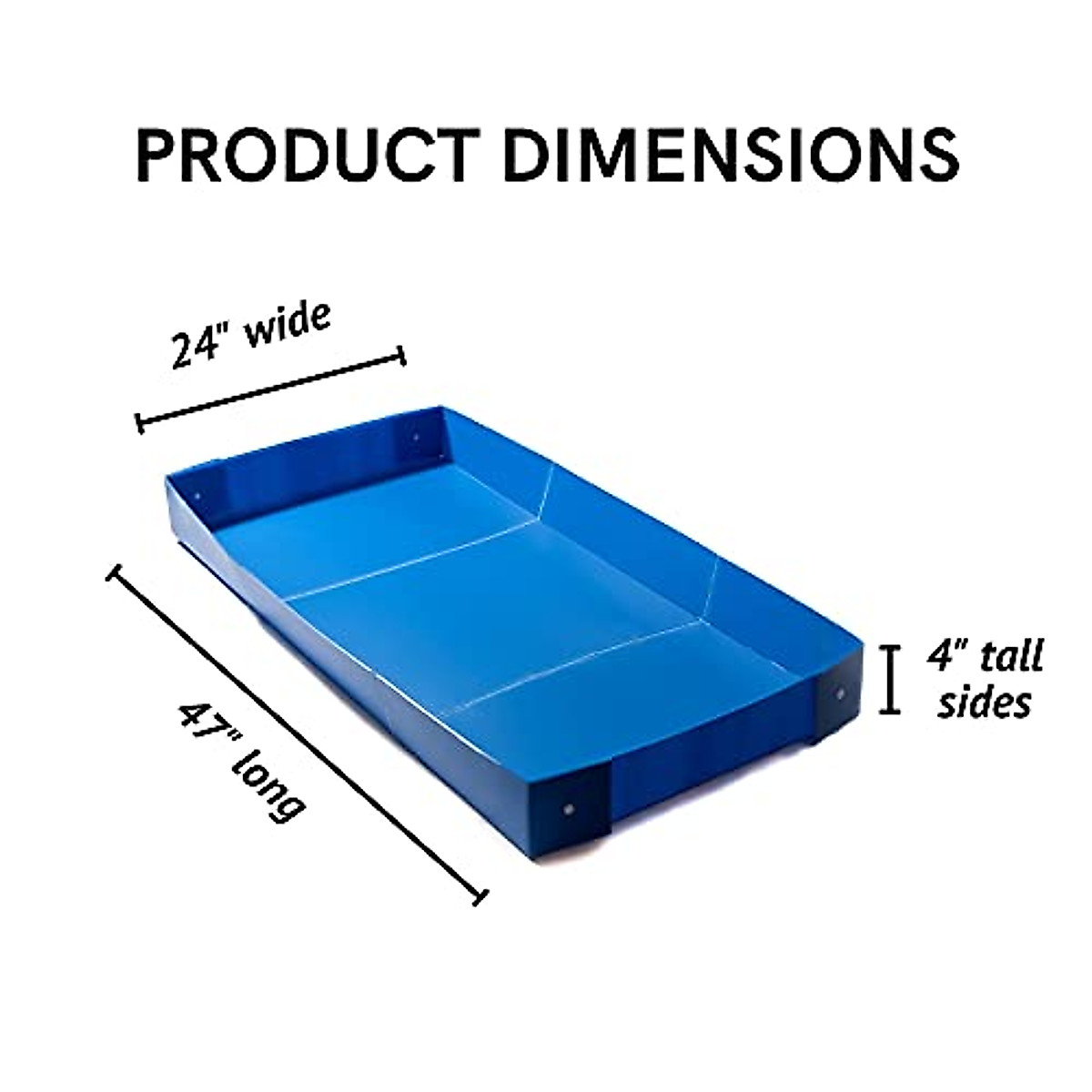 Midlee Corrugated Plastic Guinea Pig Cage Liner- 47" x 24"