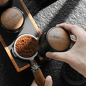 MHW-3BOMBER 58mm Espresso WDT Tool, Professional Coffee Distributor Tool for Baristas with Clean Base, All-in-one Coffee Powder Stirring Tool - Espresso Machine Accessories, T6021B