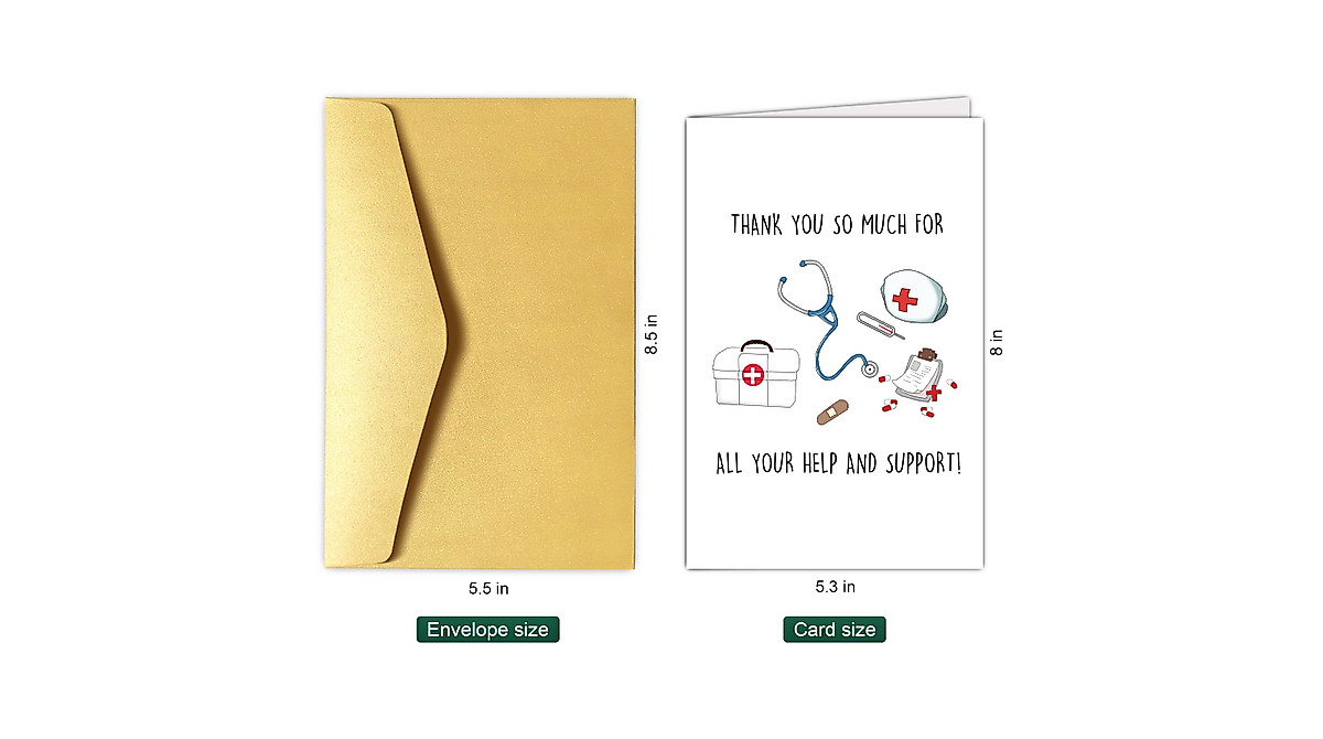 Thank You Nurse and Medical Staff Card – Show Appreciation Effortlessly