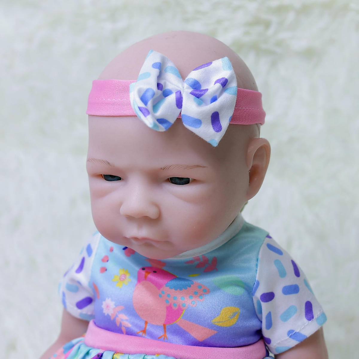 AISITE Drink and Pee Silicone Baby Doll Girl - 18 Inch Realistic Reborn Baby Dolls, Christmas&Birthday Gifts, Suitable for 3+