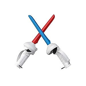 AMVR Upgraded Extension Grips for Beat Saber Handles, Compatible with Oculus/Meta Quest 2 Accessories,Also Suitable for Supernatural Training,Fruit Ninja,Blade & Sorcery and VR Game