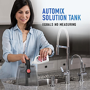 Hoover Power Scrub Deluxe Carpet Cleaner Machine, Upright Shampooer, FH50150, Red