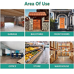 WALI Bullet Dummy Fake Surveillance Security CCTV Dome Camera Indoor Outdoor with 30 Illuminating LED Light and Security Alert Sticker Decals (B30-4), 4 Packs, Black