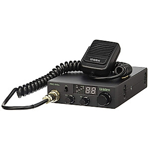 Uniden PRO510XL Pro Series 40-Channel CB Radio. Compact Design. Backlit LCD Display. Public Address. ANL Switch and 7 Watts of Audio Output. Unique PLL Circuit. S/RF LED Meter. , Black