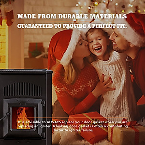 YAOAWE Upgrade Pellet Stove Igniter Fit for Englander 25-xxxx and 55-xxxx, Fireplace Hot Rod Ignitor Replacement Part PU-CHA