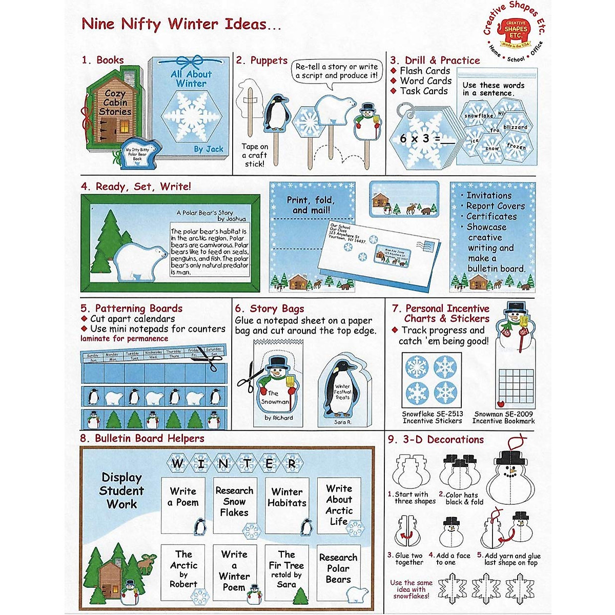 Winter Nametag/Labels