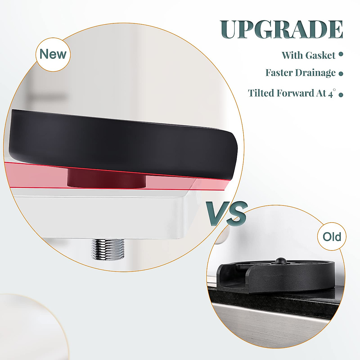 Bottle Washer for Kitchen Sink: iVIGA Matte Black Glass Rinser - Stainless Steel Cup Rinser Bottle Cleaner - Bar Glass Quick Automatic for Baby Bottle with Cleaning Brush