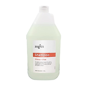 Zogics Shampoo, Citrus + Aloe Scented Shampoo (4 Gallons/Case)