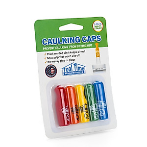 Tool Time Multi-Color Vinyl Caulking Cap (5-Pack)
