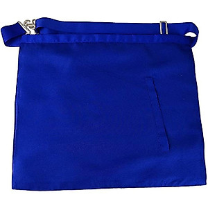 Masonic Blue Lodge Master Mason Apron with embroidery, 14x16 inch