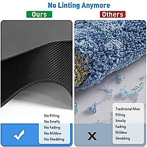 Pet Feeder Mat for Water Fountain and Automatic Feeder, Water Absorbent Non Slip Rubber for Large Pets