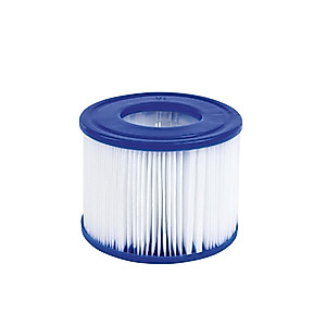 Coleman SaluSpa Ponderosa AirJet, 2 to 4 Person Inflatable Hot Tub, Round Portable Outdoor Spa with 120 Soothing AirJets and Cover, Orange