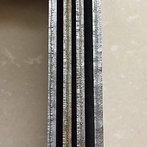 Aibote VG10 Custom Handmade Damascus Stainless Steel Bar Wave Pattern Blank Blade Billet for Knife Making|Jewelry Making|Cutlery Making and for Other Making Purpose (8.7"x1.18"x0.118")