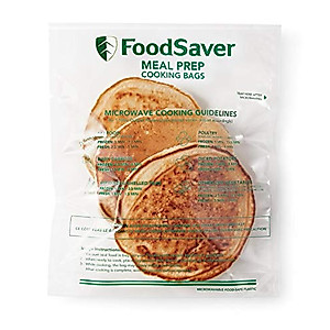 FOODSAVER Microwavable Meal Prep Bags Vacuum Sealers, 1 Quart, 16 Ct.