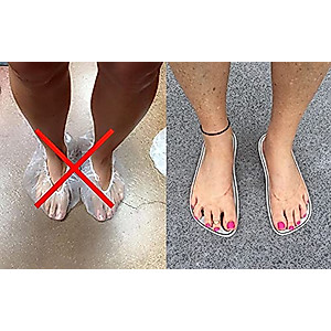 Black 120Pairs(240Feets) Disposable Spray Tan Feet Protector Pads for Sunless Airbrush Tanning
