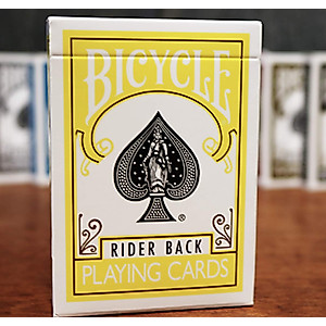 Bicycle Rider Back Yellow Deck