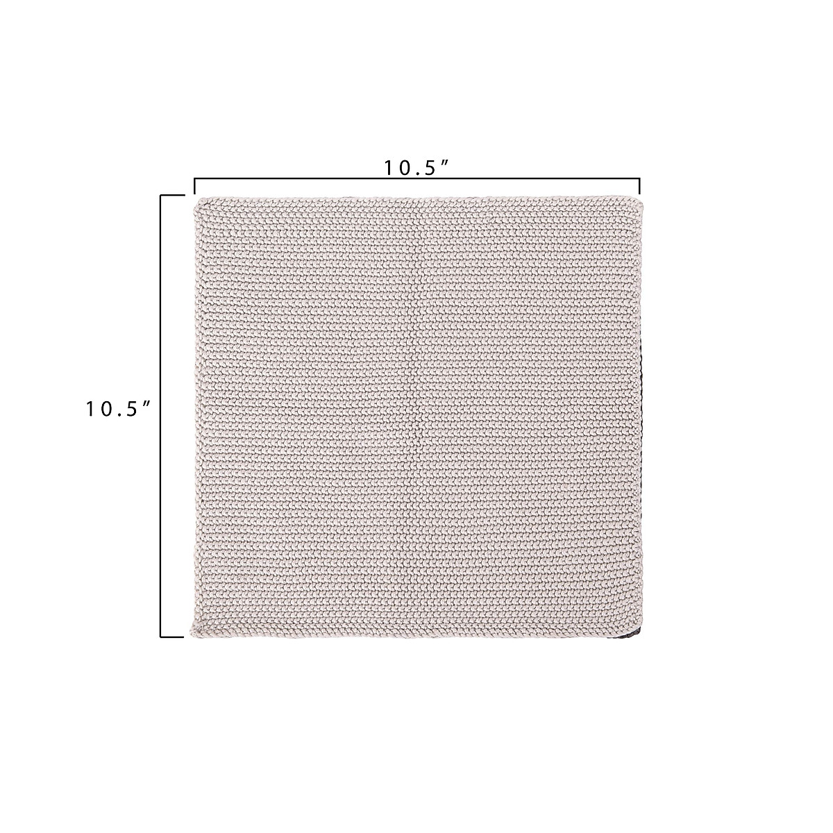 Square Cotton Knit Dish Cloths (Set of 2 Pieces)
