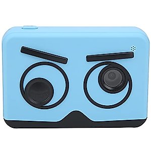 Children Camera, Kids Digital Dual Camera with 2.0in IPS Screen Selfies Childrens Camera Toy Support Front and Rear Dual Camera, Built‑in Large‑Capacity Battery(Blue)