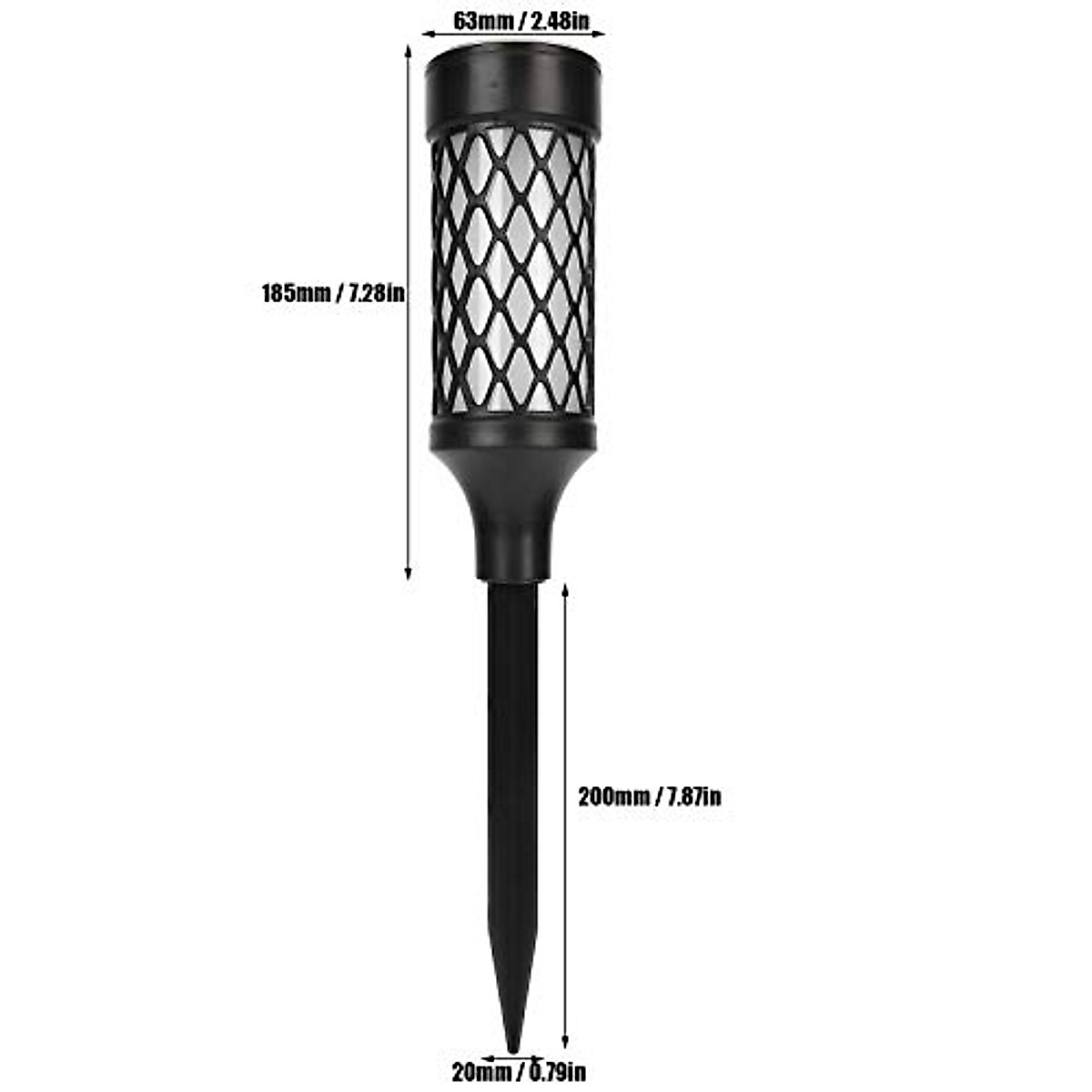 10LED Solar Garden Light, Solar Charging Home Courtyard Lawn Light, Unique Irregular Light Style, Suitable for Outdoor Use